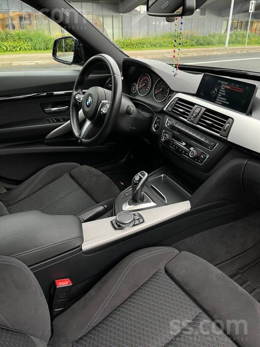 Black BMW 320 2016 in Riga, with an engine capacity of 2.00 L and mileage of 0 thousand km for 13000 €, photo 11 on AUTOMOTO.COM.LV