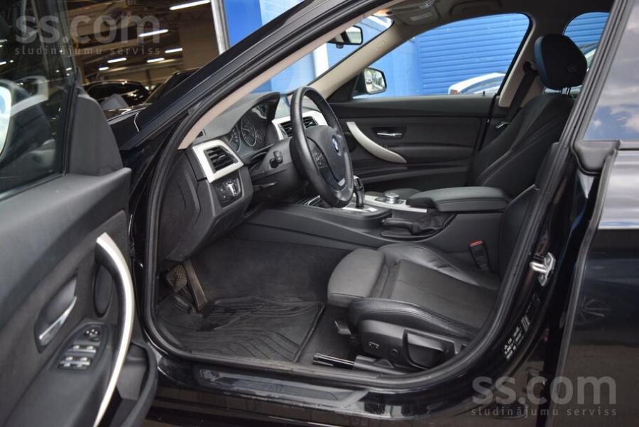 Black BMW 320 2017 in Riga, with an engine capacity of 2.00 L and mileage of 196 thousand km for 12500 €, photo 4 on AUTOMOTO.COM.LV