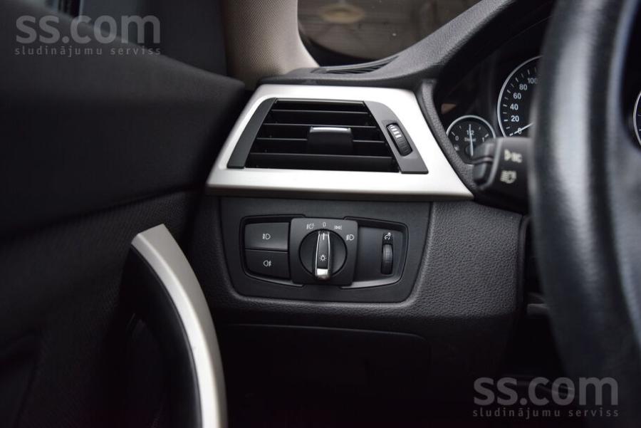 Black BMW 320 2017 in Riga, with an engine capacity of 2.00 L and mileage of 196 thousand km for 12500 €, photo 5 on AUTOMOTO.COM.LV