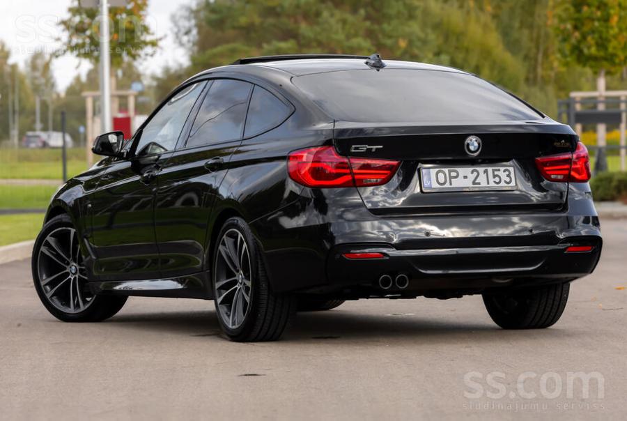 Black BMW 320 2018 in Jelgava, with an engine capacity of 2.00 L and mileage of 0 thousand km for 11950 €, photo 5 on AUTOMOTO.COM.LV