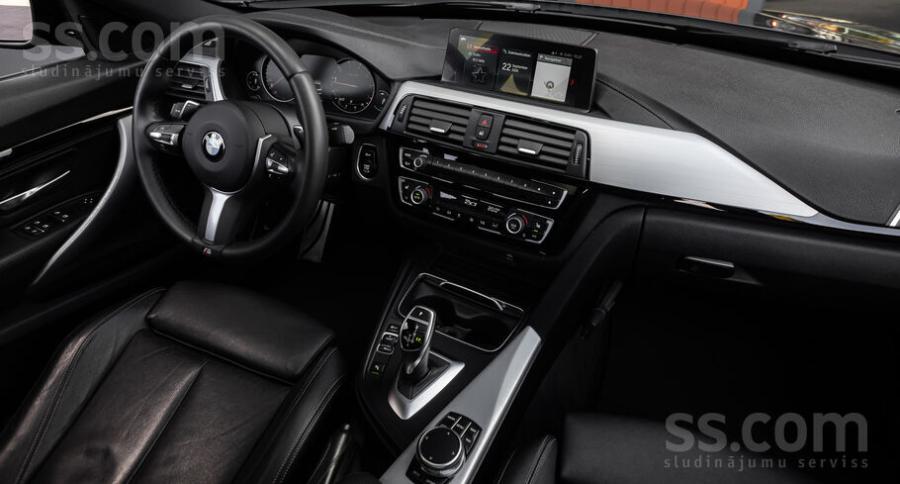 Black BMW 320 2018 in Jelgava, with an engine capacity of 2.00 L and mileage of 0 thousand km for 11950 €, photo 12 on AUTOMOTO.COM.LV