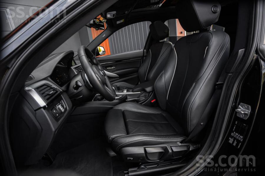 Black BMW 320 2018 in Jelgava, with an engine capacity of 2.00 L and mileage of 0 thousand km for 11950 €, photo 17 on AUTOMOTO.COM.LV