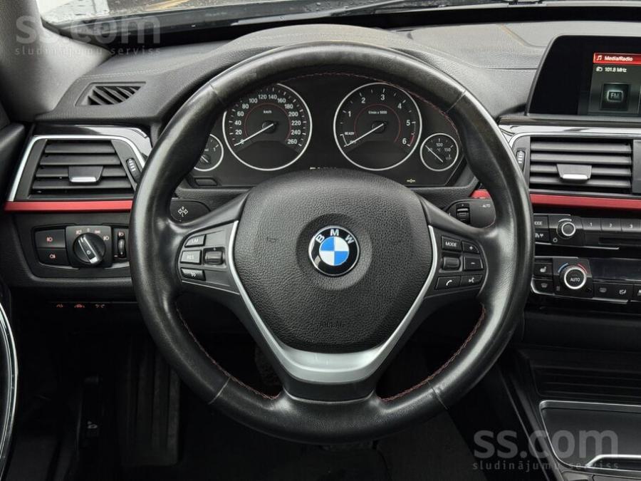 Black BMW 320 2019 in Valmiera, with an engine capacity of 2.00 L and mileage of 176 thousand km for 18500 €, photo 9 on AUTOMOTO.COM.LV