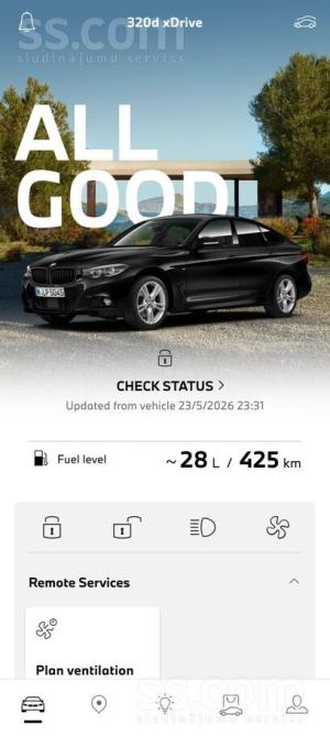Melns BMW 320 2019 Rīga, ar dzinēja tilpumu 2.00 L un nobraukumu 117 tūkst. km par 19400 €, foto 22 vietnē AUTOMOTO.COM.LV