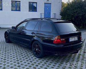 Black BMW 320 2004 in Ventspils, with an engine capacity of 2.00 L and mileage of 470 thousand km for 1550 €, photo 3 on AUTOMOTO.COM.LV