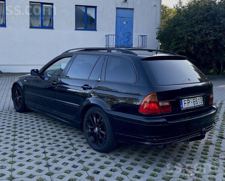 Black BMW 320 2004 in Ventspils, with an engine capacity of 2.00 L and mileage of 470 thousand km for 1550 €, photo 3 on AUTOMOTO.COM.LV