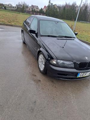 Black BMW 320 1998 in Raseiniai, with an engine capacity of 2.00 L and mileage of 100 thousand km for 700 €, photo  on AUTOMOTO.COM.LV