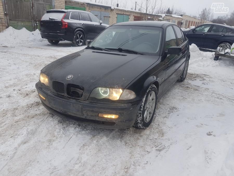 Melns BMW 320 1999 Radviliškis, ar dzinēja tilpumu 2.00 L un nobraukumu 223 tūkst. km par 850 €, foto 1 vietnē AUTOMOTO.COM.LV
