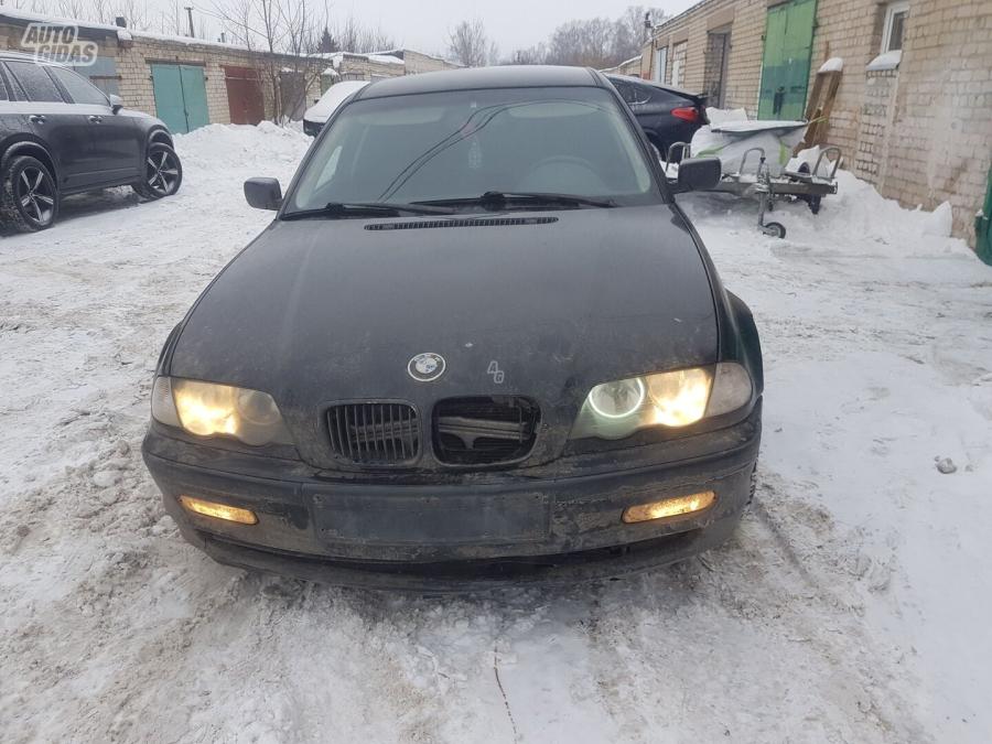 Melns BMW 320 1999 Radviliškis, ar dzinēja tilpumu 2.00 L un nobraukumu 223 tūkst. km par 850 €, foto 2 vietnē AUTOMOTO.COM.LV