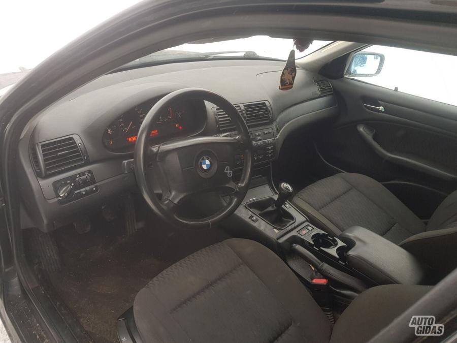 Melns BMW 320 1999 Radviliškis, ar dzinēja tilpumu 2.00 L un nobraukumu 223 tūkst. km par 850 €, foto 7 vietnē AUTOMOTO.COM.LV
