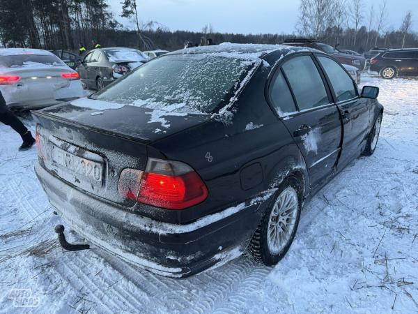 Black BMW 320 2000 in Vilnius, with an engine capacity of 2.00 L and mileage of 456 thousand km for 850 €, photo 4 on AUTOMOTO.COM.LV
