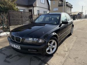 Melns BMW 320 2000 Kauņa, ar dzinēja tilpumu 2.00 L un nobraukumu 256 tūkst. km par 1700 €, foto  vietnē AUTOMOTO.COM.LV