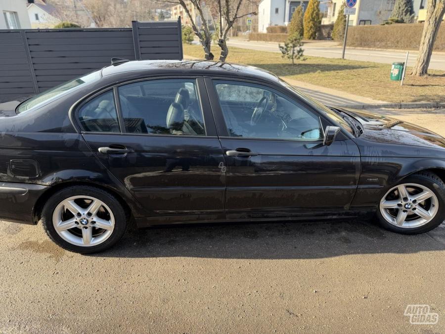 Black BMW 320 2000 in Kaunas, with an engine capacity of 2.00 L and mileage of 256 thousand km for 1700 €, photo 6 on AUTOMOTO.COM.LV