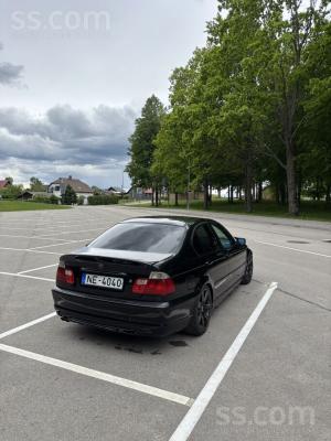 Black BMW 320 2000 in Riga, with an engine capacity of 2.00 L and mileage of 238 thousand km for 2200 €, photo 4 on AUTOMOTO.COM.LV