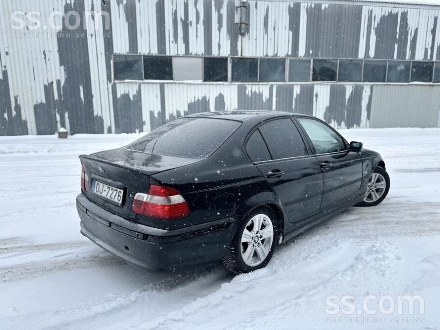 Black BMW 320 2000 in Riga, with an engine capacity of 2.00 L and mileage of 240 thousand km for 1785 €, photo 3 on AUTOMOTO.COM.LV
