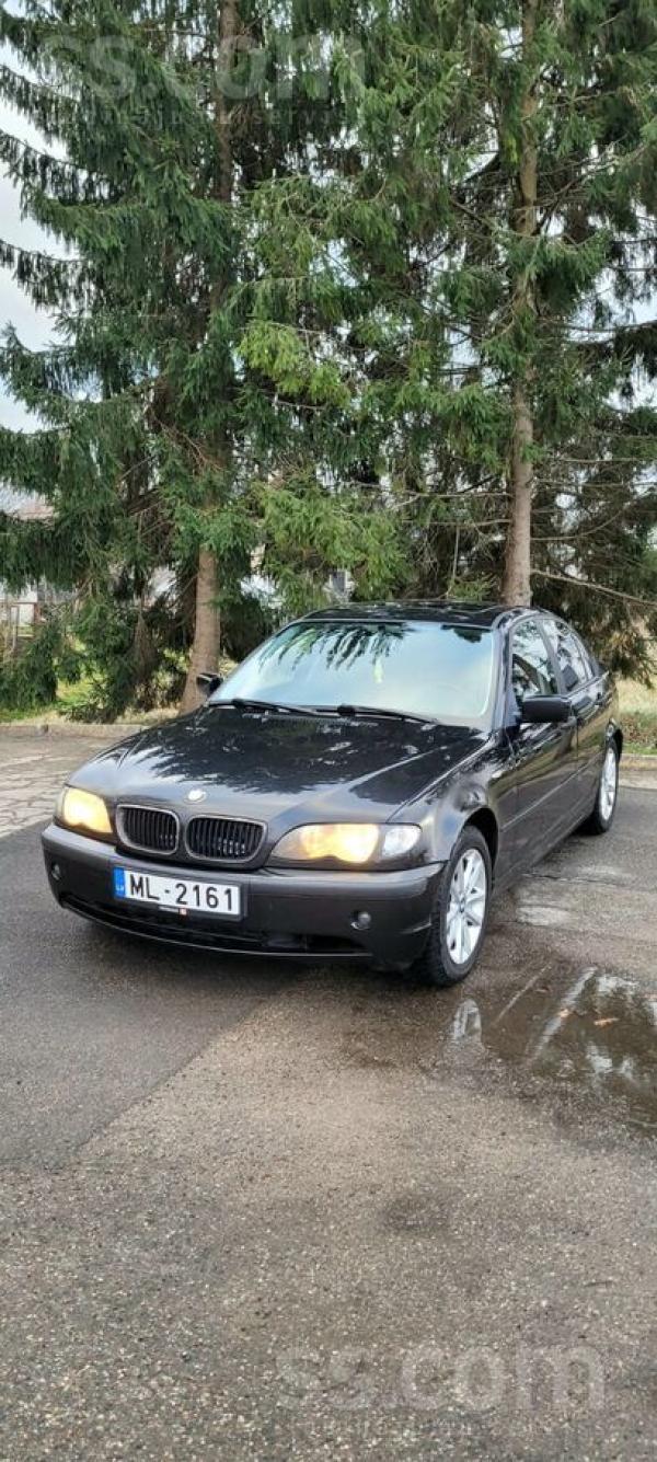 Black BMW 320 2001 in Jelgava, with an engine capacity of 2.00 L and mileage of 0 thousand km for 1800 €, photo 1 on AUTOMOTO.COM.LV