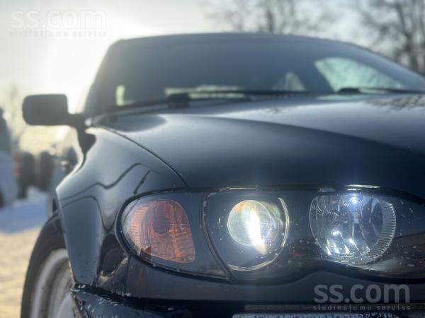 Black BMW 320 2001 in Ogre, with an engine capacity of 2.20 L and mileage of 324 thousand km for 2500 €, photo 3 on AUTOMOTO.COM.LV
