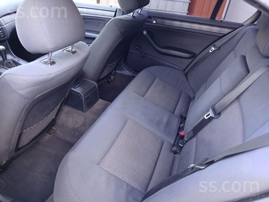 Melns BMW 320 2001 Cēsis, ar dzinēja tilpumu 2.00 L un nobraukumu 235 tūkst. km par 2950 €, foto 7 vietnē AUTOMOTO.COM.LV