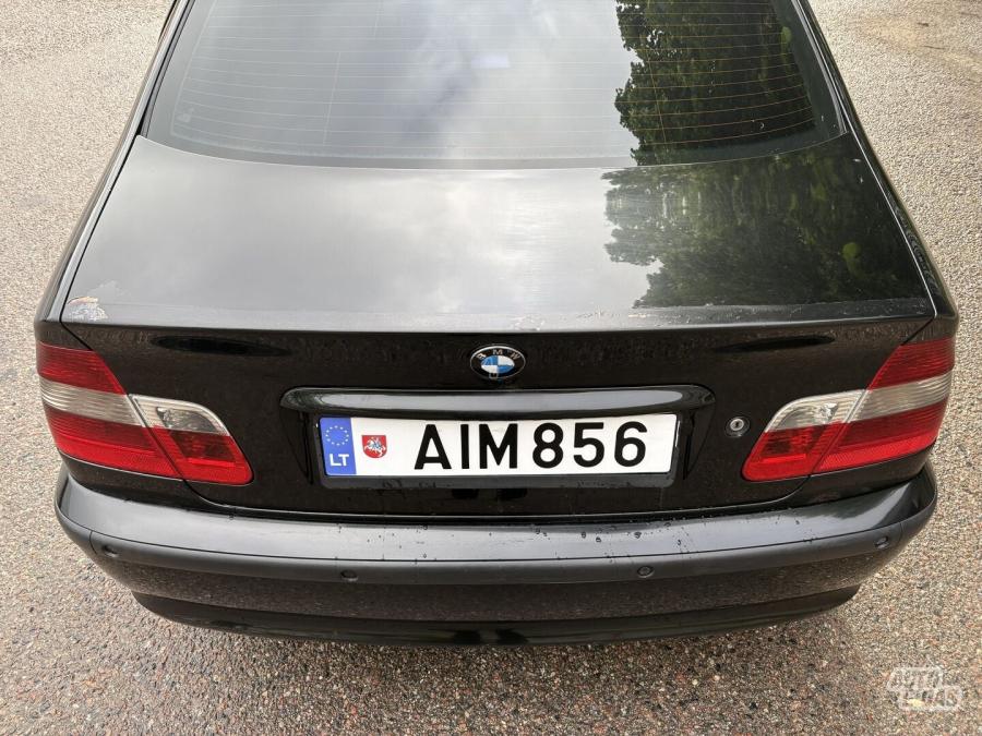 Melns BMW 320 2001 Viļņa, ar dzinēja tilpumu 2.00 L un nobraukumu 380 tūkst. km par 999 €, foto 6 vietnē AUTOMOTO.COM.LV