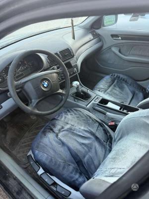 Black BMW 320 2001 in Kaunas, with an engine capacity of 1.95 L and mileage of 275 thousand km for 660 €, photo 7 on AUTOMOTO.COM.LV