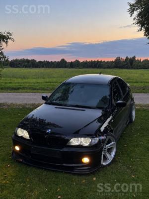 Melns BMW 320 2001 Preiļi, ar dzinēja tilpumu 2.00 L un nobraukumu 270 tūkst. km par 3200 €, foto  vietnē AUTOMOTO.COM.LV