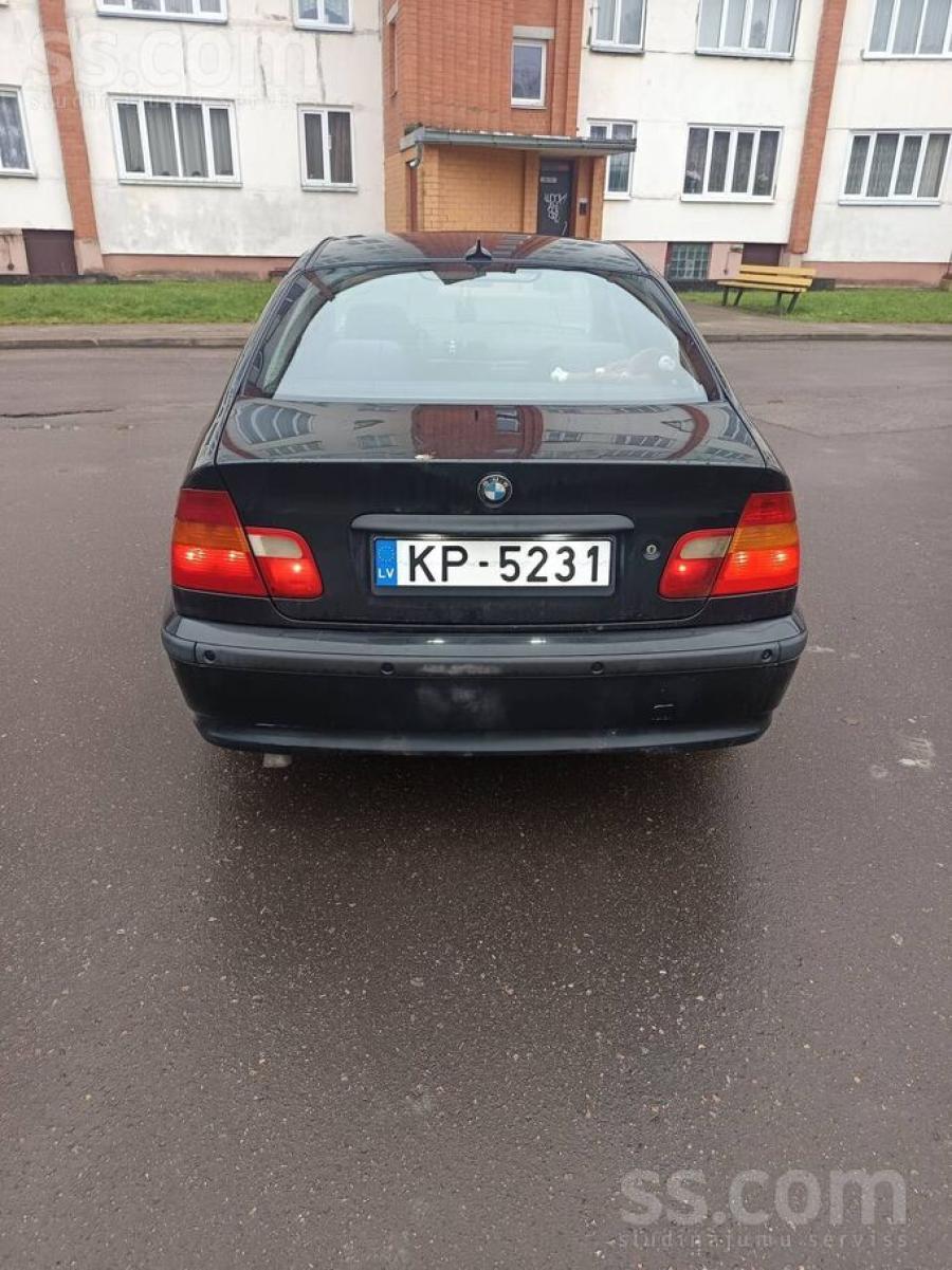 Melns BMW 320 2002 Rīga, ar dzinēja tilpumu 2.00 L un nobraukumu 351 tūkst. km par 2600 €, foto 4 vietnē AUTOMOTO.COM.LV