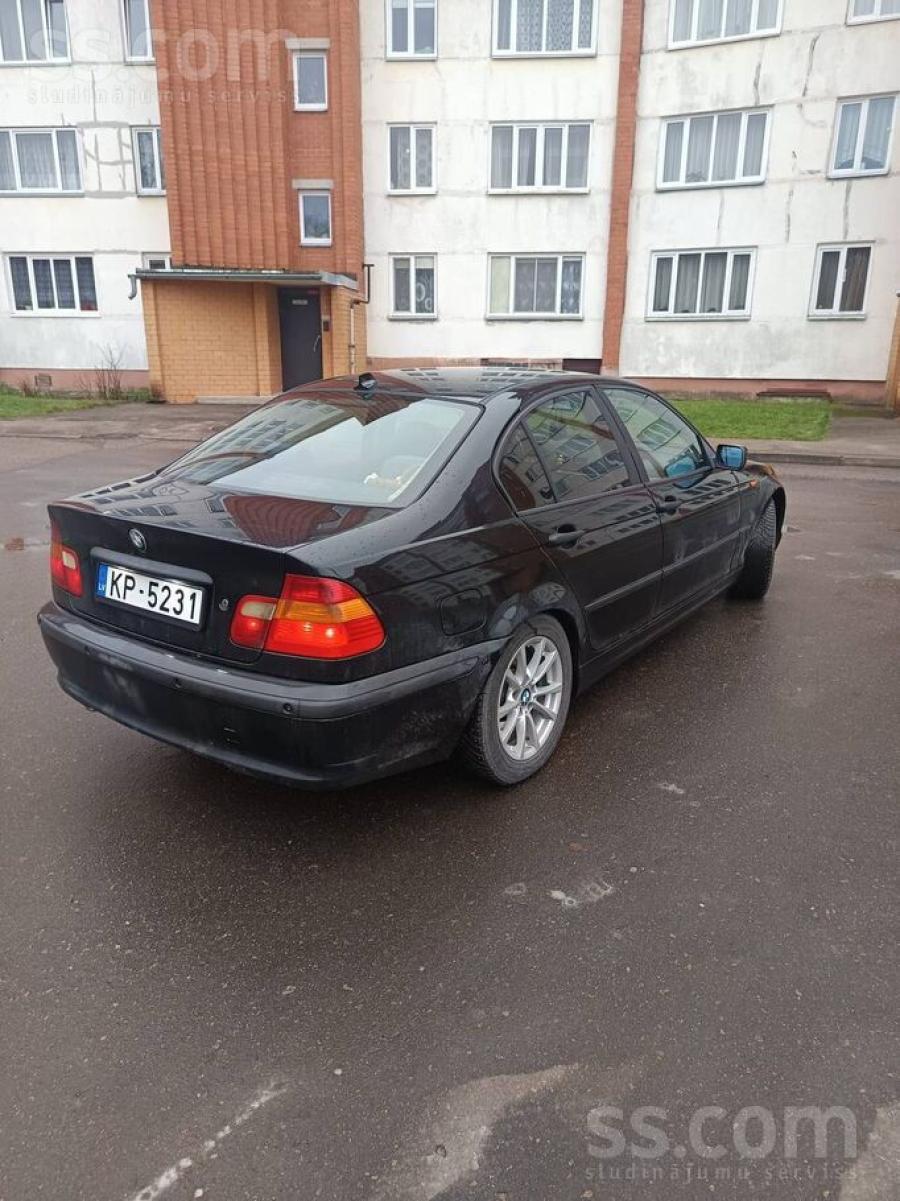 Melns BMW 320 2002 Rīga, ar dzinēja tilpumu 2.00 L un nobraukumu 351 tūkst. km par 2600 €, foto 5 vietnē AUTOMOTO.COM.LV