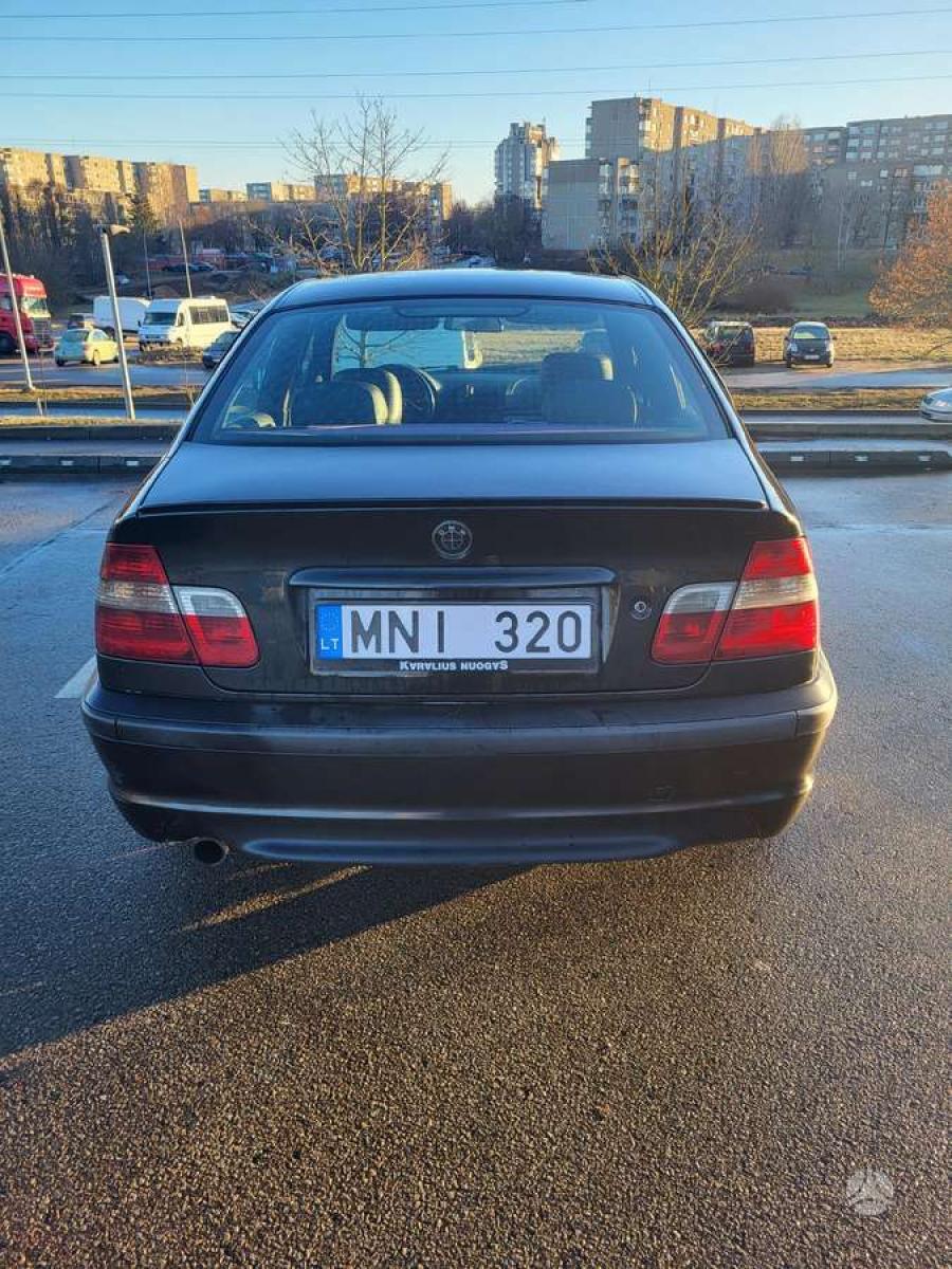 Black BMW 320 2002 in Vilnius, with an engine capacity of 2.00 L and mileage of 434 thousand km for 1700 €, photo 10 on AUTOMOTO.COM.LV