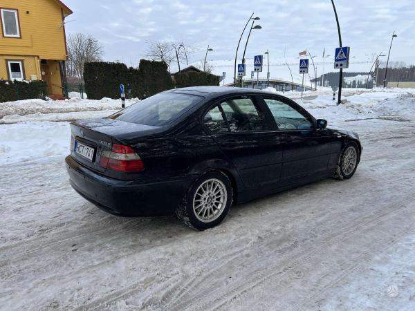 Black BMW 320 2002 in Klaipeda, with an engine capacity of 2.00 L and mileage of 380 thousand km for 1999 €, photo 3 on AUTOMOTO.COM.LV