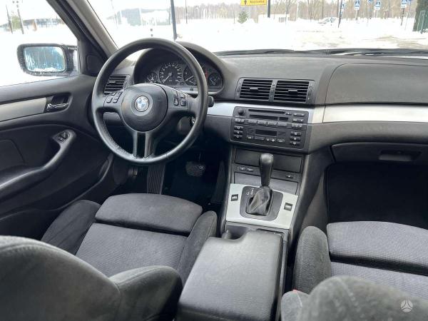 Black BMW 320 2002 in Klaipeda, with an engine capacity of 2.00 L and mileage of 380 thousand km for 1999 €, photo 9 on AUTOMOTO.COM.LV
