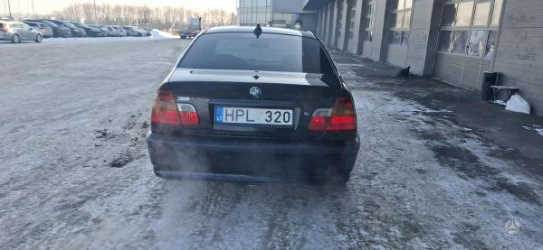 Melns BMW 320 2002 Kauņa, ar dzinēja tilpumu 2.00 L un nobraukumu 337 tūkst. km par 1750 €, foto 2 vietnē AUTOMOTO.COM.LV