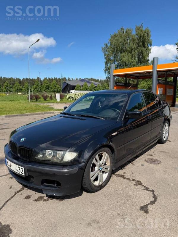 Melns BMW 320 2002 Rīga, ar dzinēja tilpumu 2.00 L un nobraukumu 407 tūkst. km par 2500 €, foto 1 vietnē AUTOMOTO.COM.LV