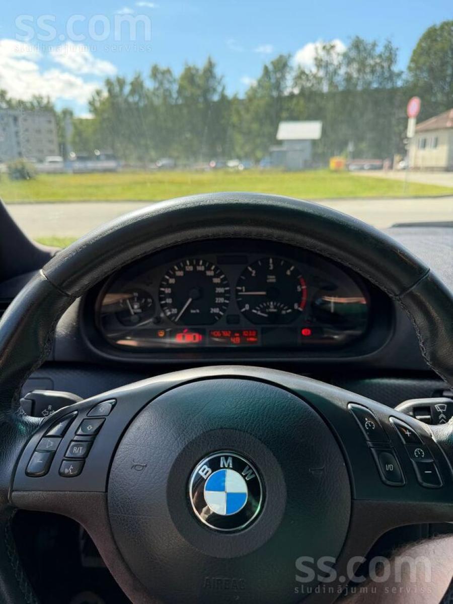 Black BMW 320 2002 in Riga, with an engine capacity of 2.00 L and mileage of 407 thousand km for 2500 €, photo 9 on AUTOMOTO.COM.LV