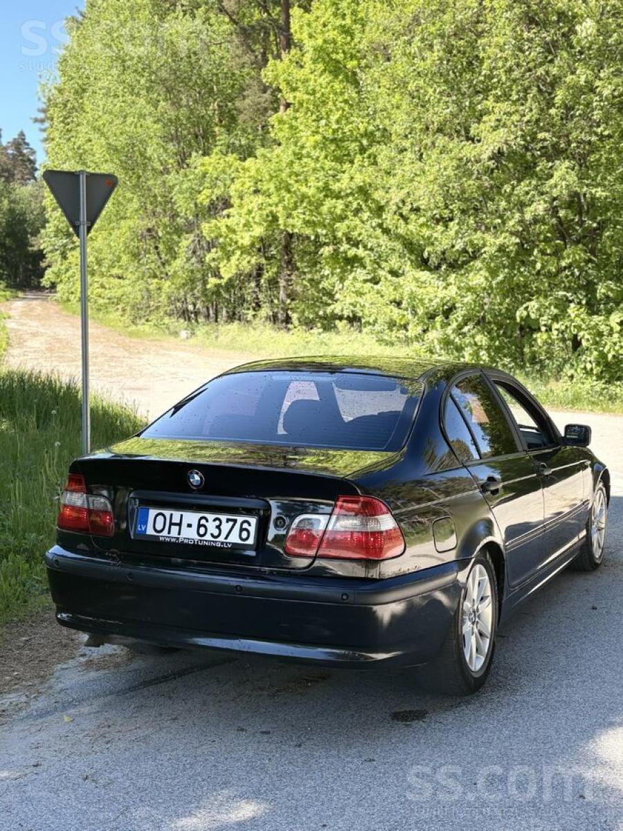 Melns BMW 320 2002 Kuldīga, ar dzinēja tilpumu 2.00 L un nobraukumu 0 tūkst. km par 1600 €, foto 3 vietnē AUTOMOTO.COM.LV