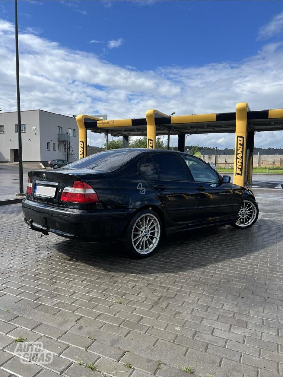 Black BMW 320 2002 in Kaunas, with an engine capacity of 2.00 L and mileage of 389 thousand km for 1100 €, photo 4 on AUTOMOTO.COM.LV