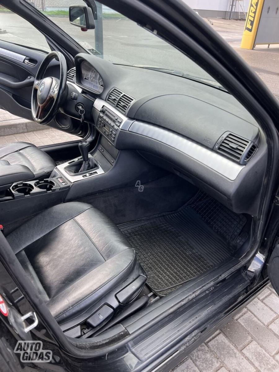 Black BMW 320 2002 in Kaunas, with an engine capacity of 2.00 L and mileage of 389 thousand km for 1100 €, photo 9 on AUTOMOTO.COM.LV