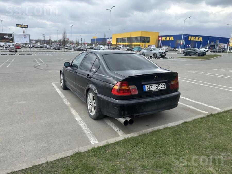 Melns BMW 320 2002 Rīga, ar dzinēja tilpumu 2.00 L un nobraukumu 444 tūkst. km par 2500 €, foto 5 vietnē AUTOMOTO.COM.LV