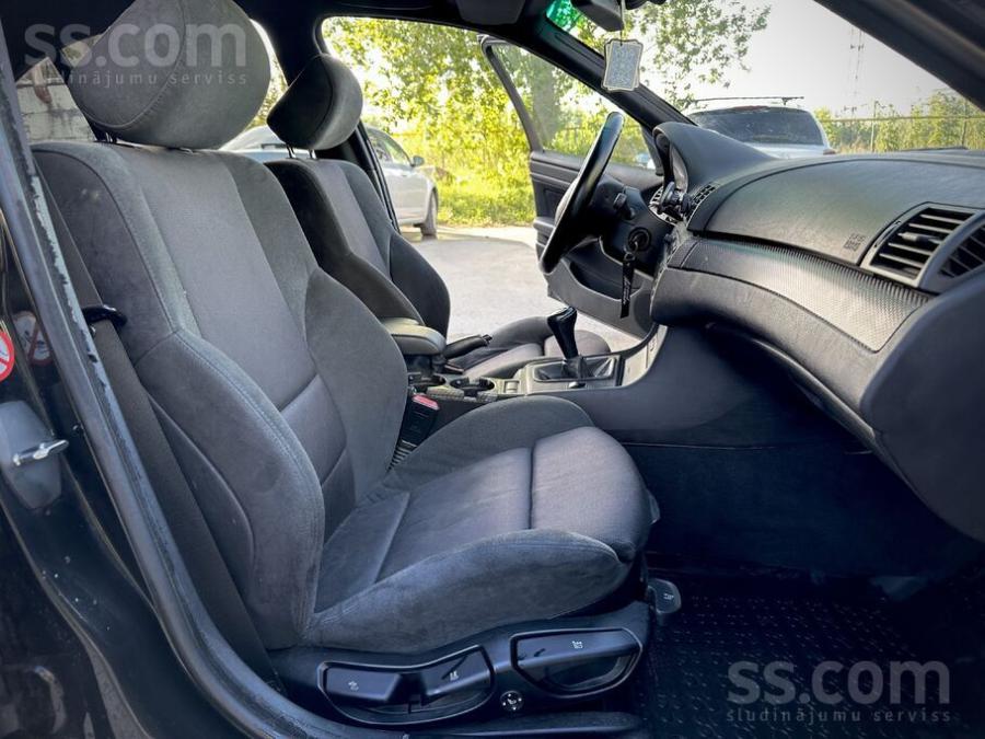 Black BMW 320 2002 in Riga, with an engine capacity of 2.00 L and mileage of 323 thousand km for 2850 €, photo 9 on AUTOMOTO.COM.LV