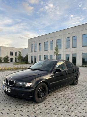 Черный БМВ 320 2002 в Вильнюс, объемом двигателя 2.00 л и пробегом 317 тыс. км за 1200 €, фото  на AUTOMOTO.COM.LV