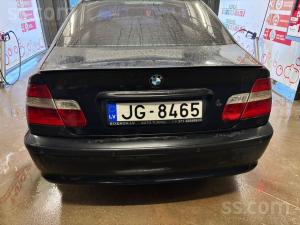 Black BMW 320 2002 in Riga, with an engine capacity of 2.00 L and mileage of 445 thousand km for 1500 €, photo 4 on AUTOMOTO.COM.LV