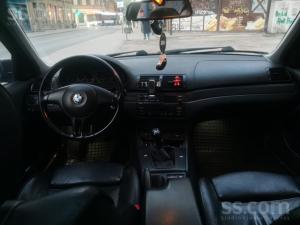 Black BMW 320 2002 in Riga, with an engine capacity of 2.00 L and mileage of 445 thousand km for 1500 €, photo 6 on AUTOMOTO.COM.LV