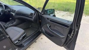 Black BMW 320 2002 in Vilnius, with an engine capacity of 2.00 L and mileage of 318 thousand km for 1550 €, photo 16 on AUTOMOTO.COM.LV