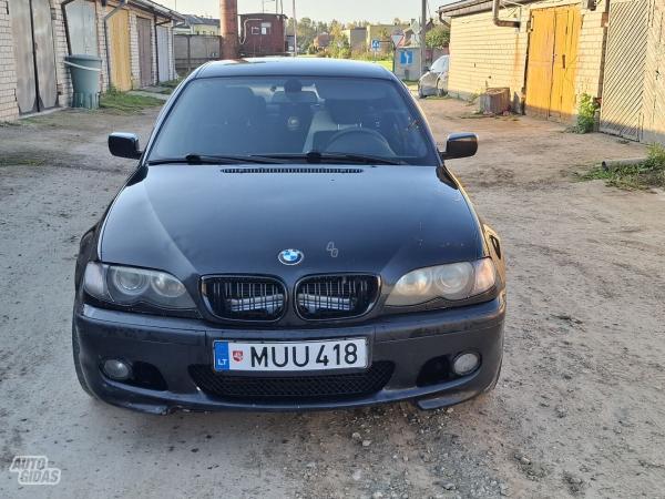 Black BMW 320 2002 in Pakruojis, with an engine capacity of 2.00 L and mileage of 322 thousand km for 1650 €, photo 1 on AUTOMOTO.COM.LV