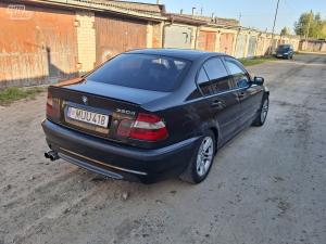 Черный БМВ 320 2002 в Пакруойис, объемом двигателя 2.00 л и пробегом 322 тыс. км за 1699 €, фото 5 на AUTOMOTO.COM.LV