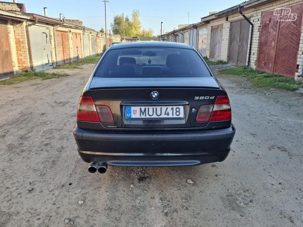 Black BMW 320 2002 in Pakruojis, with an engine capacity of 2.00 L and mileage of 322 thousand km for 1650 €, photo 6 on AUTOMOTO.COM.LV