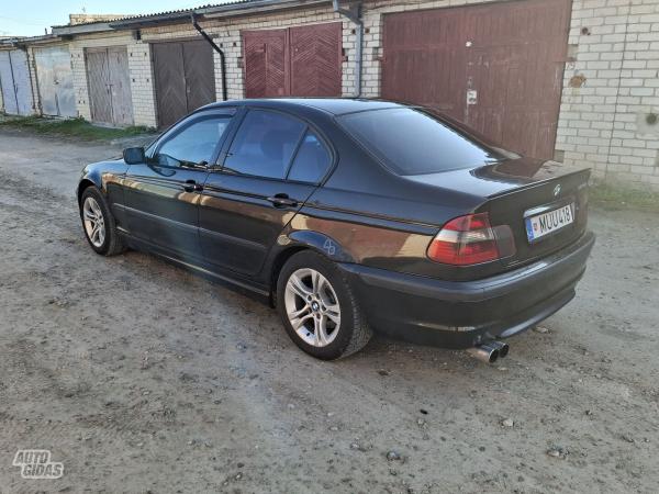 Black BMW 320 2002 in Pakruojis, with an engine capacity of 2.00 L and mileage of 322 thousand km for 1650 €, photo 7 on AUTOMOTO.COM.LV
