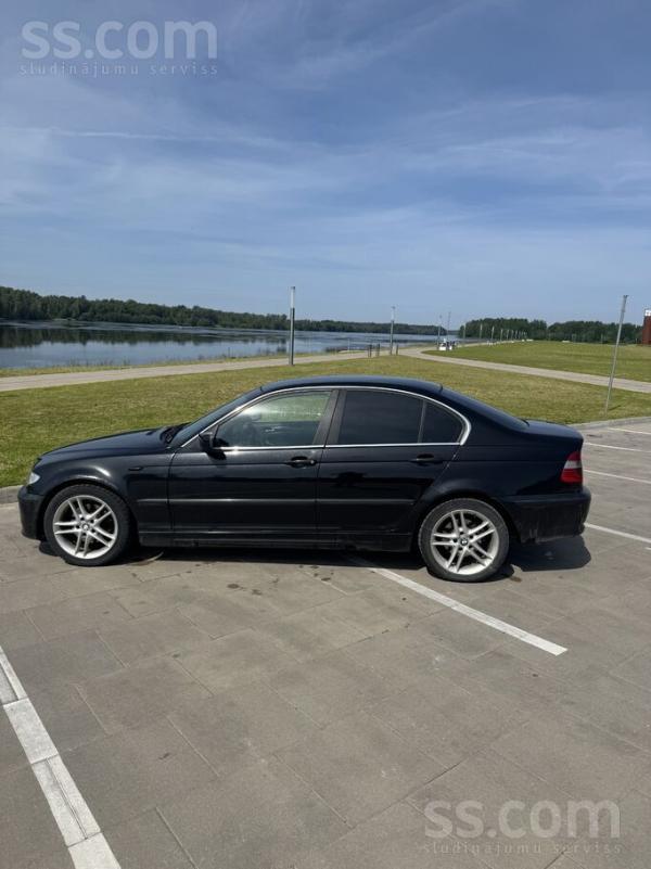 Black BMW 320 2003 in Ogre, with an engine capacity of 2.00 L and mileage of 335 thousand km for 1999 €, photo 2 on AUTOMOTO.COM.LV