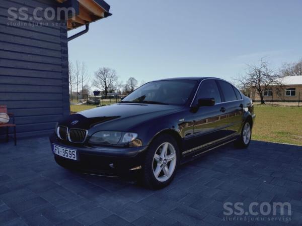 Black BMW 320 2003 in Riga, with an engine capacity of 2.20 L and mileage of 160 thousand km for 2200 €, photo 5 on AUTOMOTO.COM.LV