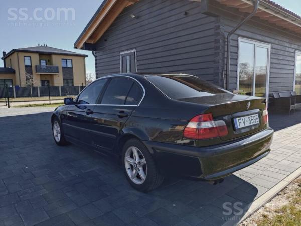 Black BMW 320 2003 in Riga, with an engine capacity of 2.20 L and mileage of 160 thousand km for 2200 €, photo 6 on AUTOMOTO.COM.LV