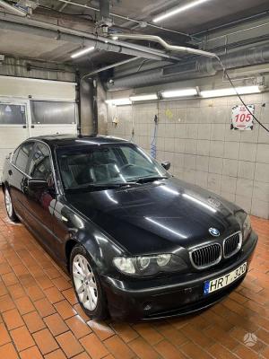Black BMW 320 2003 in Vilnius, with an engine capacity of 2.00 L and mileage of 469 thousand km for 1200 €, photo  on AUTOMOTO.COM.LV